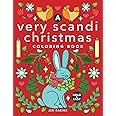 Amazon.com: A Very Scandi Christmas Coloring Book: Scandinavian ...