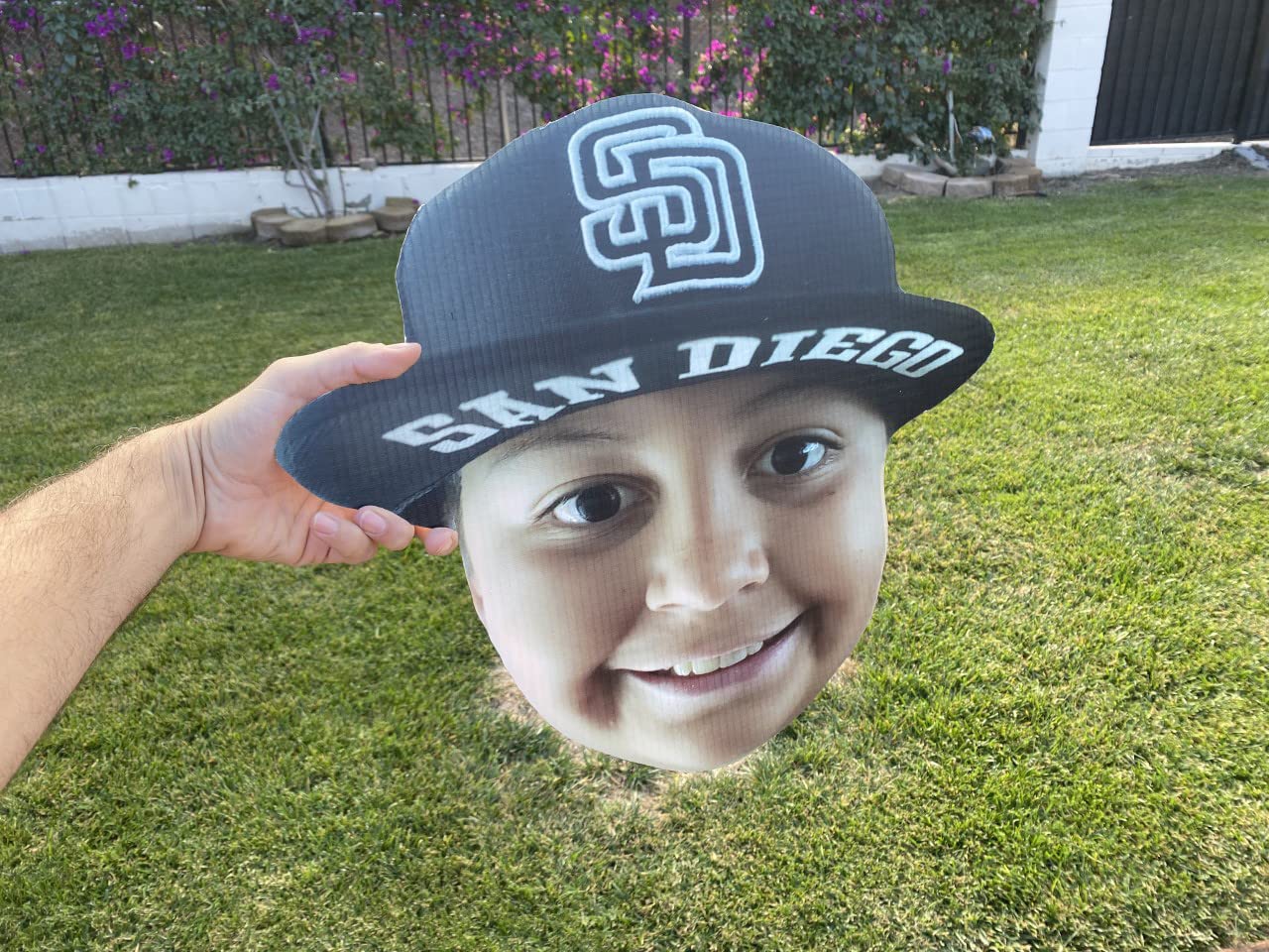 Mua DesignThatSign Big Head on a Stick, Custom face Cutout, Big Party ...