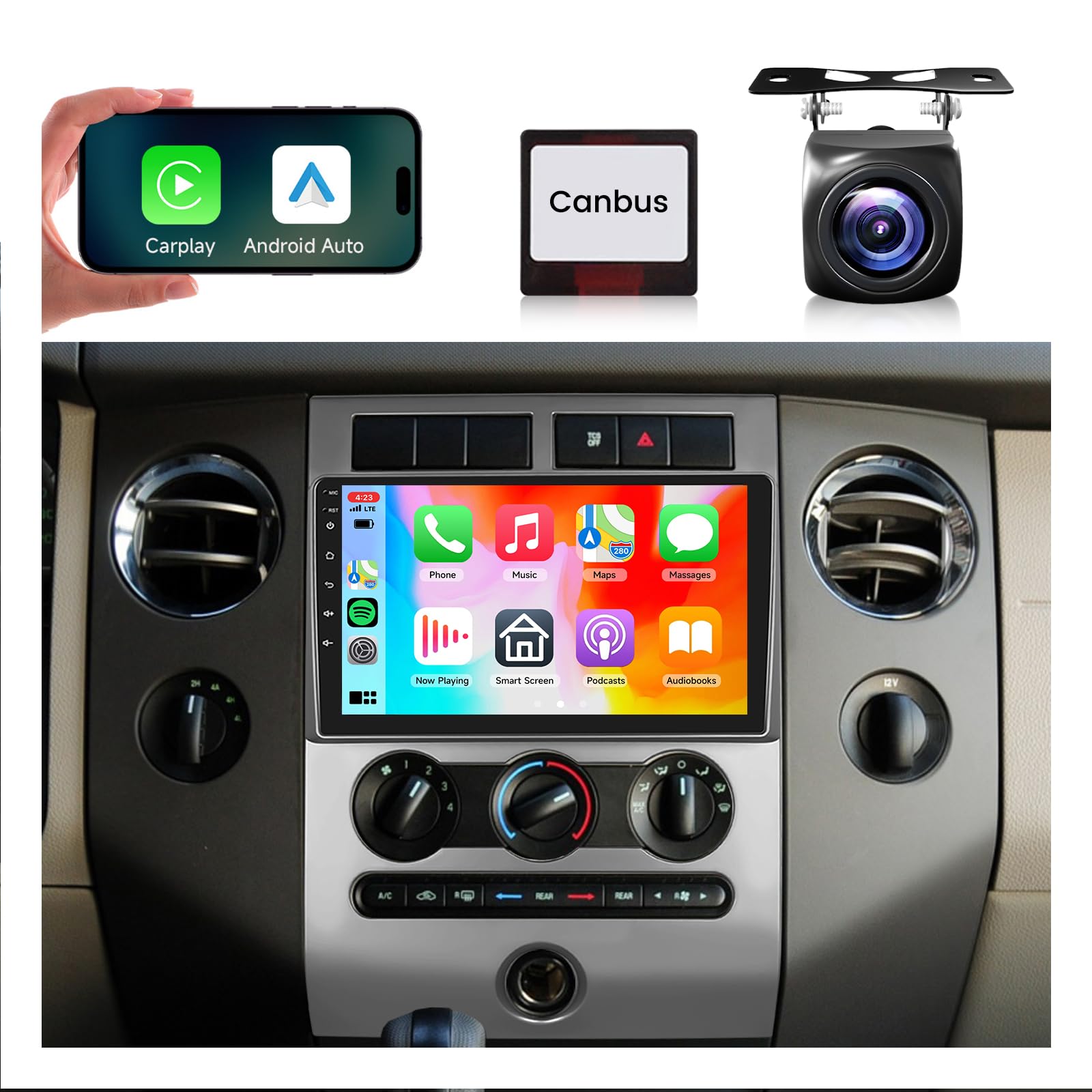 2G 64G Android Car Radio Stereo for Ford Expedition 2006-2017 (Manual A ...