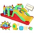 Amazon.com: Whubefy 18x8.2FT Large Bounce House for Big Kids 8-12, Blow ...