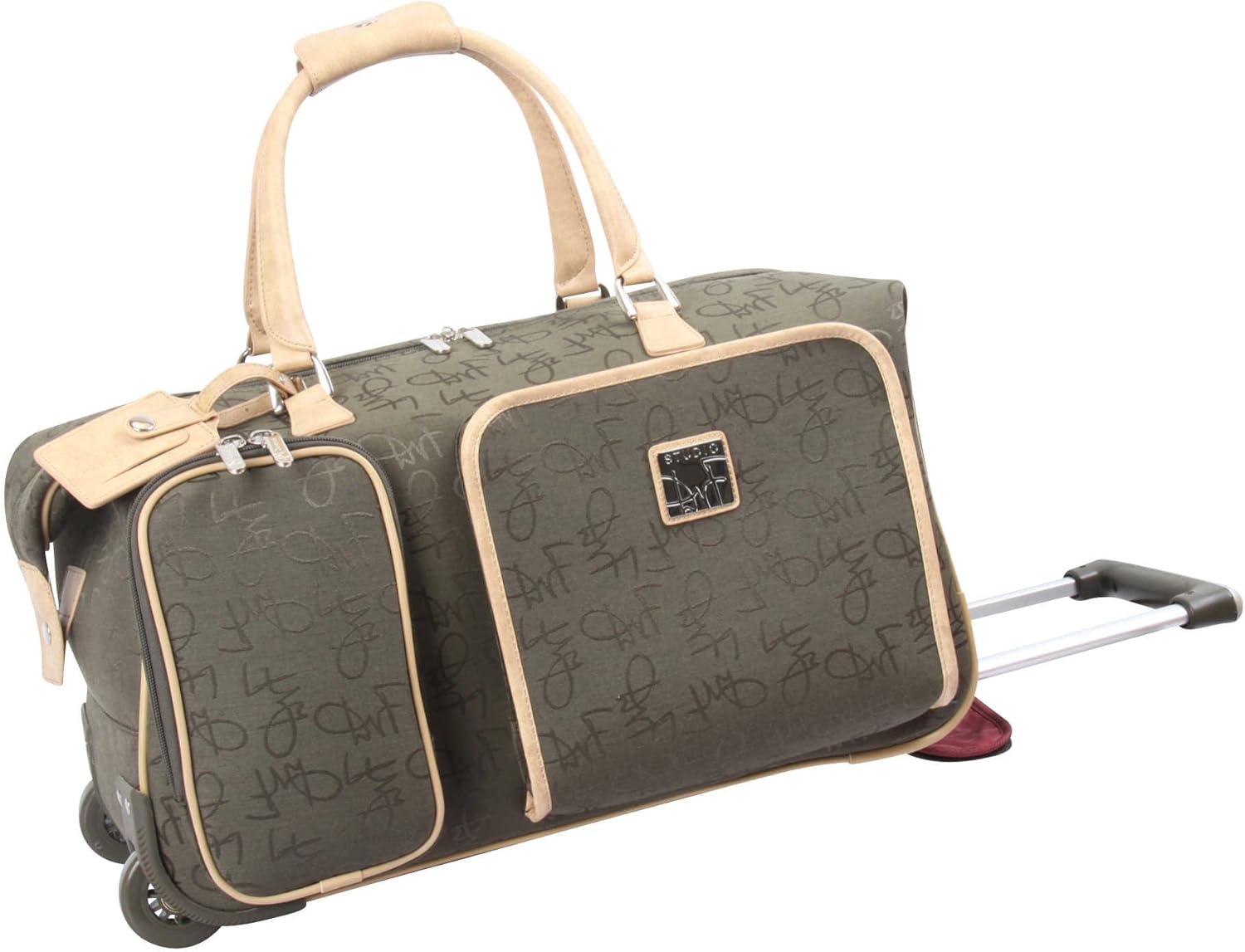 Diane Von Furstenberg Luggage Studio Signature Rolling City Bag, Deep ...