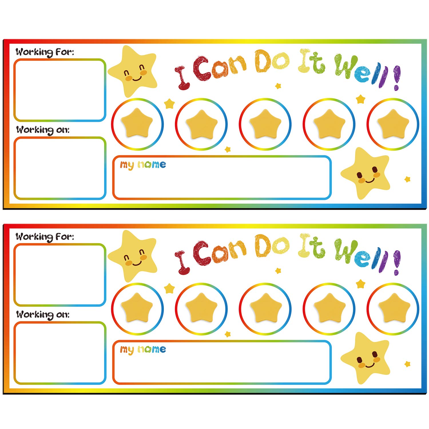Star Reward Token Board I Can Do It Well Chart | Desertcart INDIA