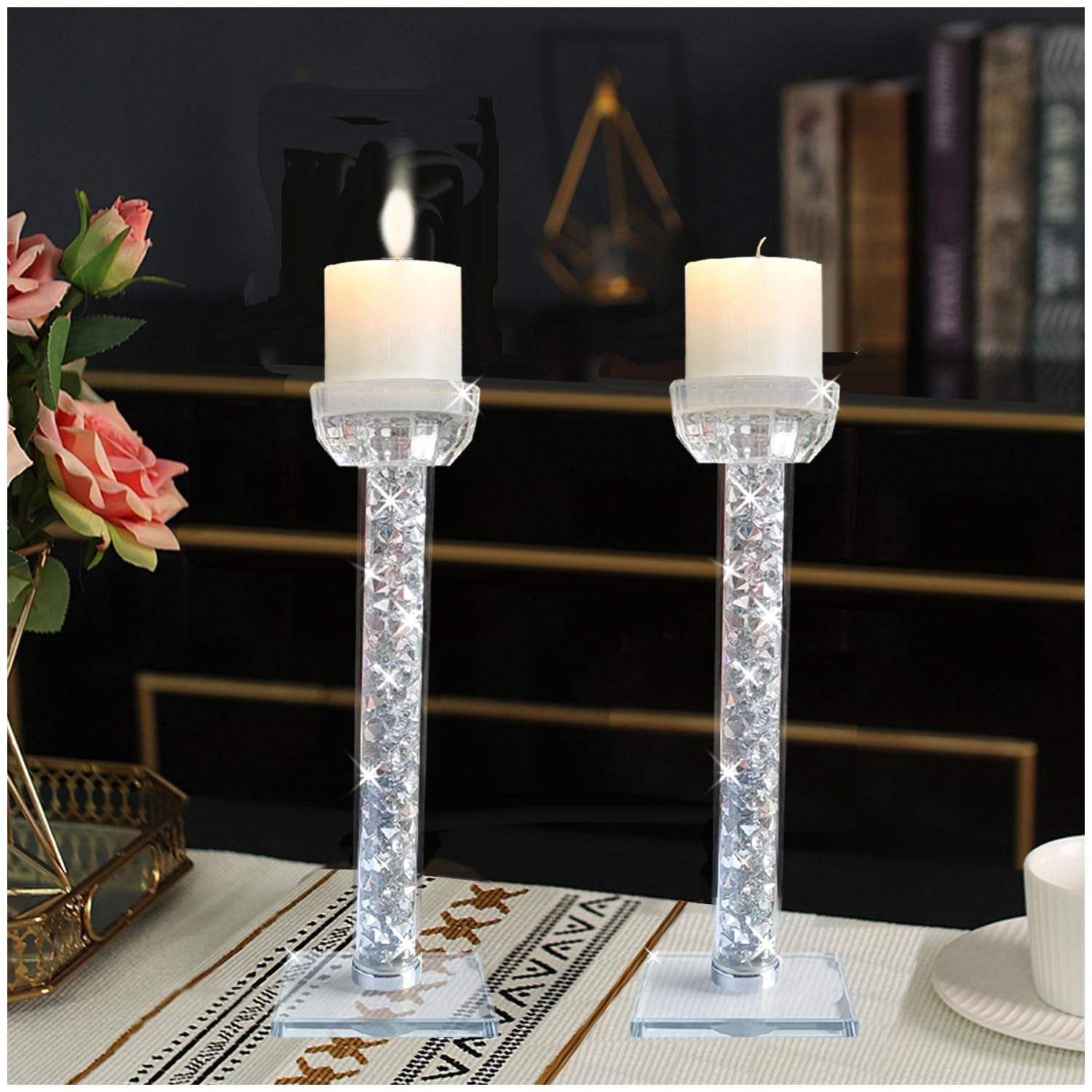 Wocred Candle Holders Set of 2.Stunning Shabbat Candle Holders.8.6 ...