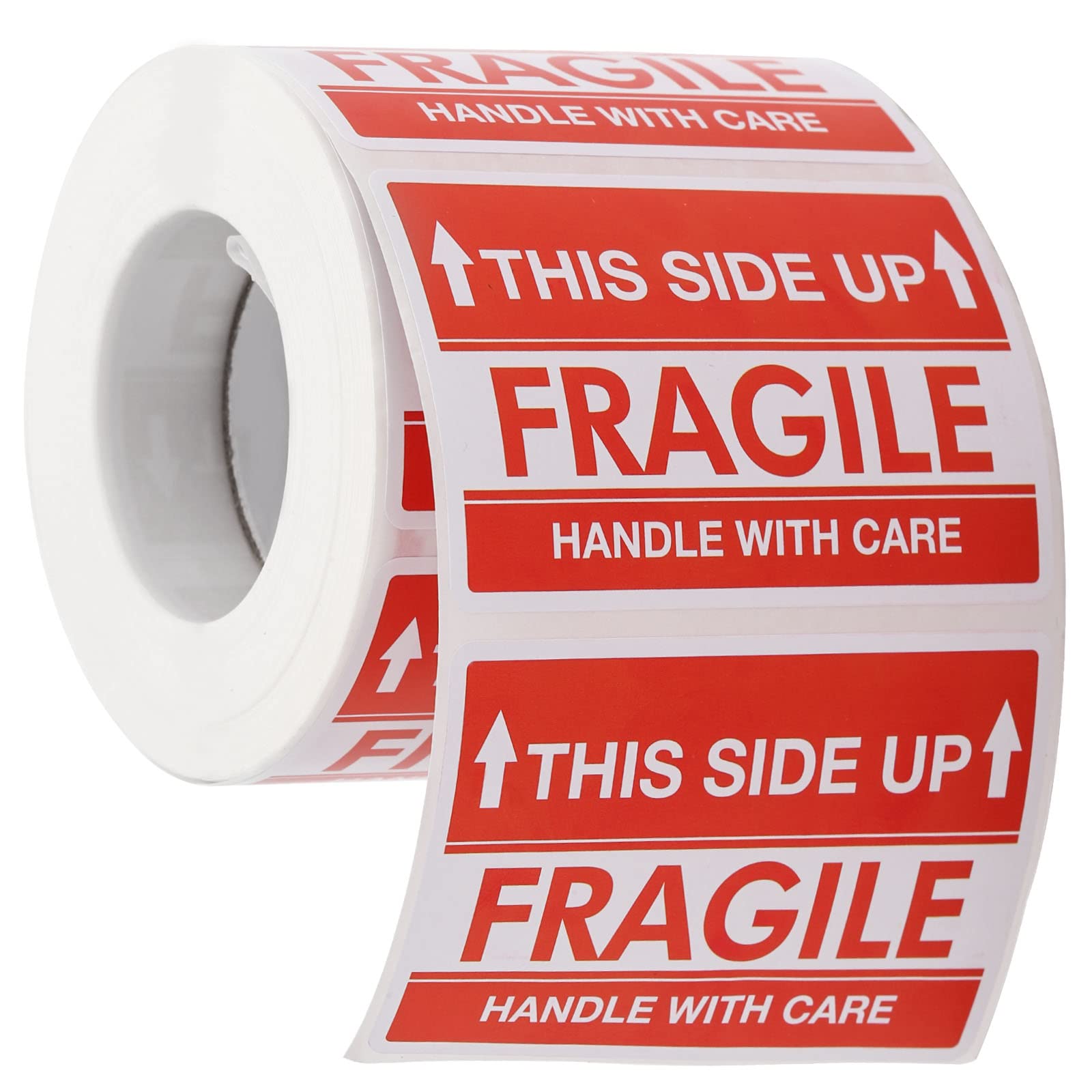 Mua 2 x 3 Inch Fragile Stickers, Handle with Care Warning Labels, This ...