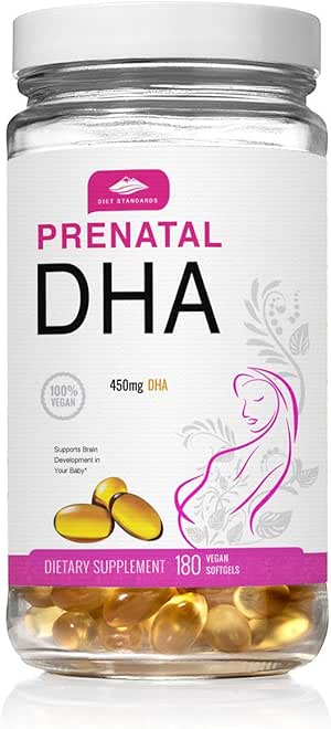 Amazon.com: Diet Standards Prenatal DHA - Algae-Based = 100% Vegan ...