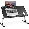 Amazon.com: SAIJI Laptop Bed Tray Table, Adjustable Home Office ...