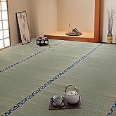 Amazon.com: IKEHIKO Tatami Mat, 100% Japanese Rush Grass, Goza Igusa Mat, Area Rug, Carpet Floor ...