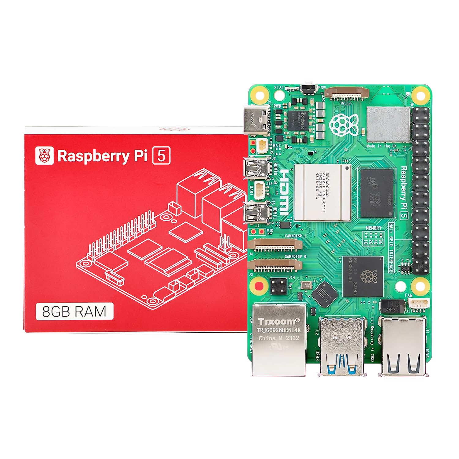 Mua Yahboom Raspberry Pi 5 4GB 開発者キッRAM【正規代理店】Cortex-A76 CPU AI人工知能 ...