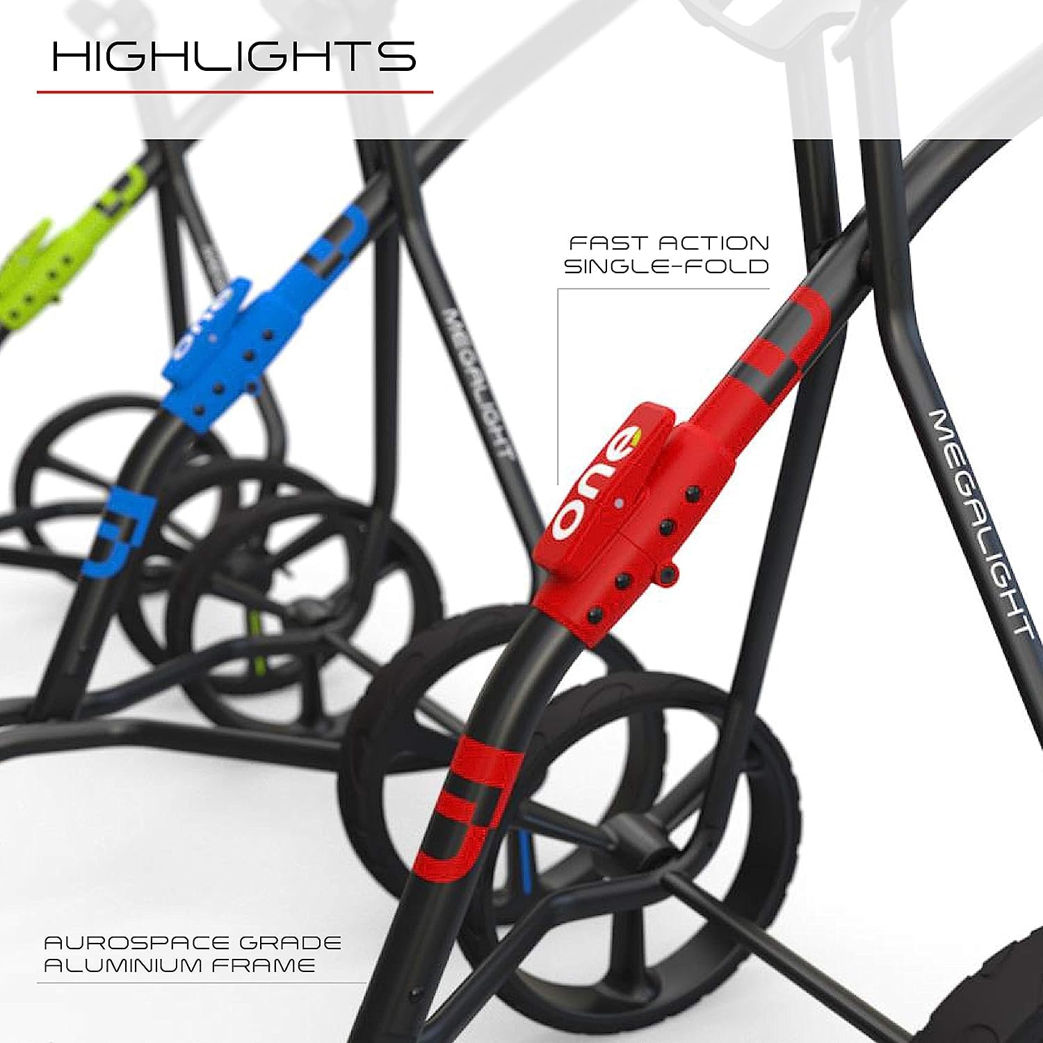 Mua Golf Trolley - 3 Wheels Push-Pull Golf Cart (Wishbone ONE Megalight ...