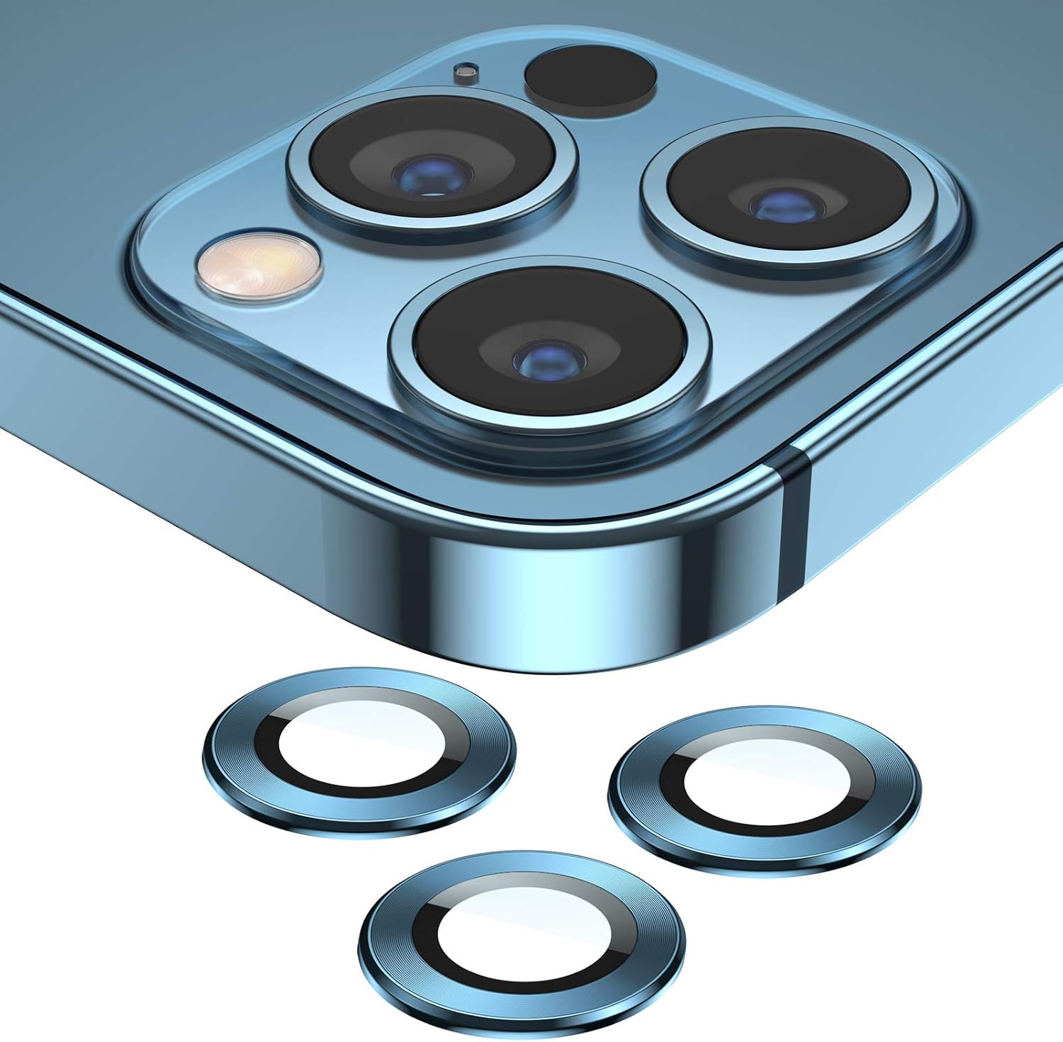 SAEYON Kamera Panzerglas Schutzfolie für iPhone 12 Pro 6.1 Zoll, 360 ...