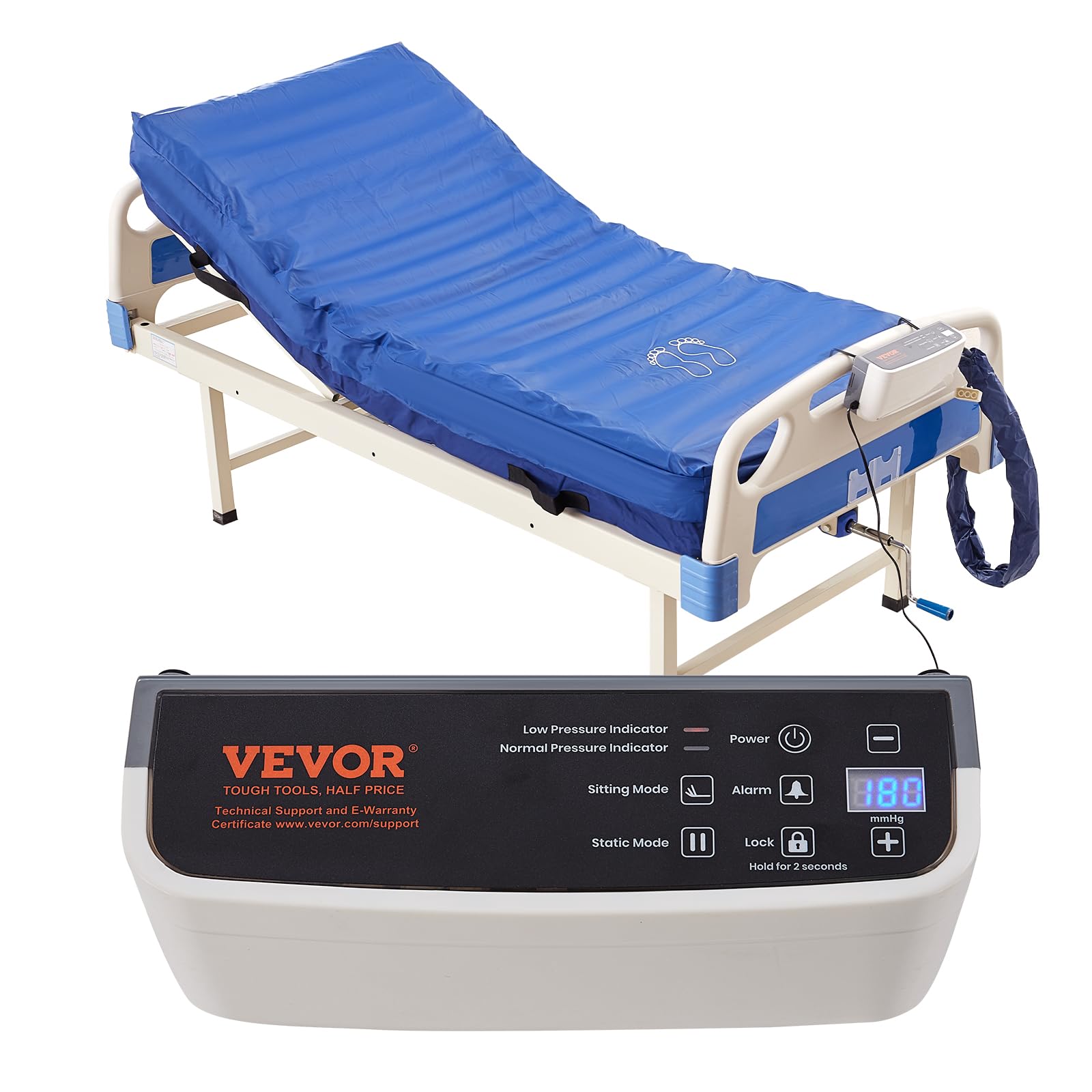 VEVOR Alternating Air Pressure Mattress, Dual-Layer Alternating ...