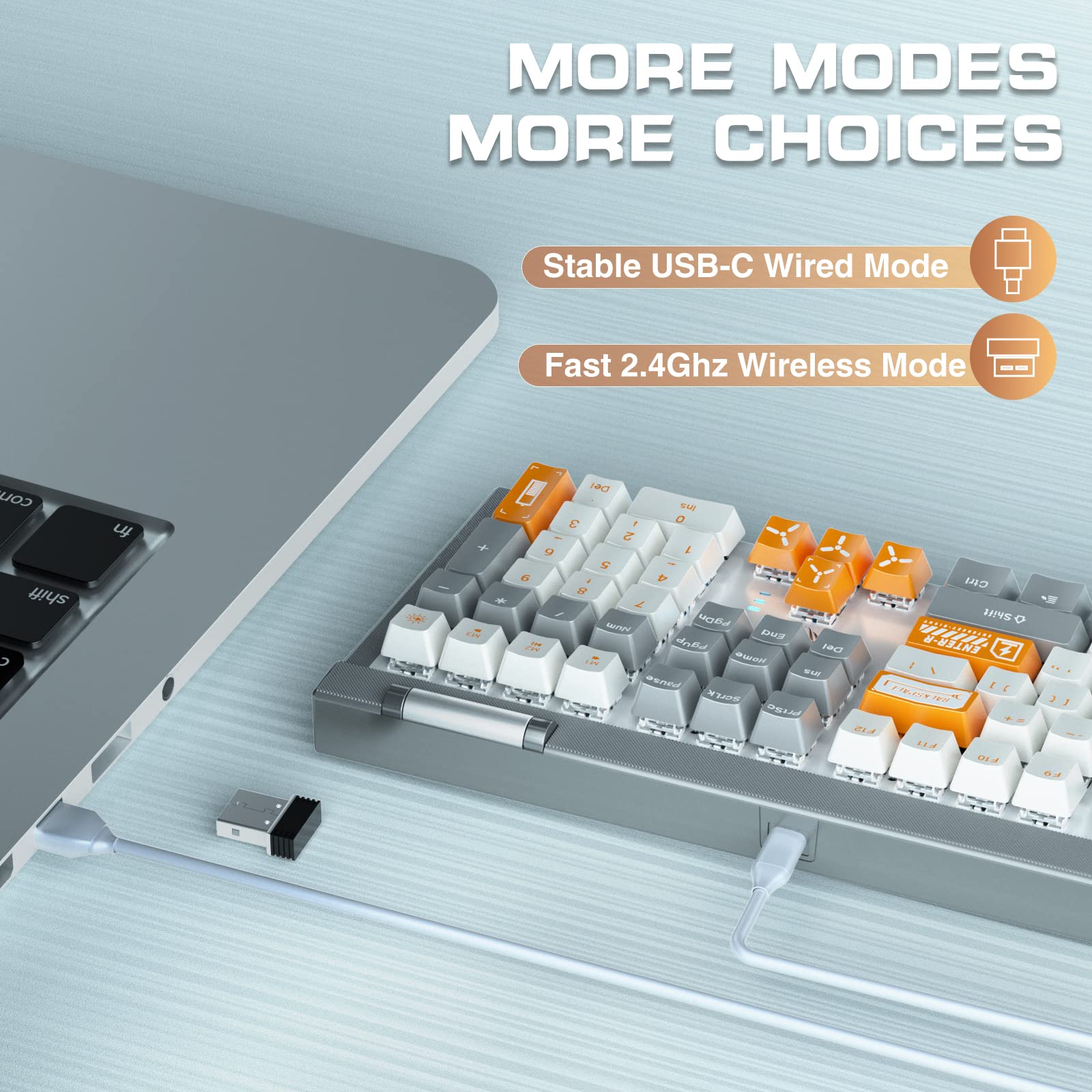 Mua AULA F3050 Wireless Mechanical Keyboard, Full-Size Hot Swappable ...