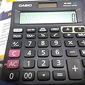 Casio MJ-120D 150 Steps Check and Correct Desktop Calculator with Tax ...