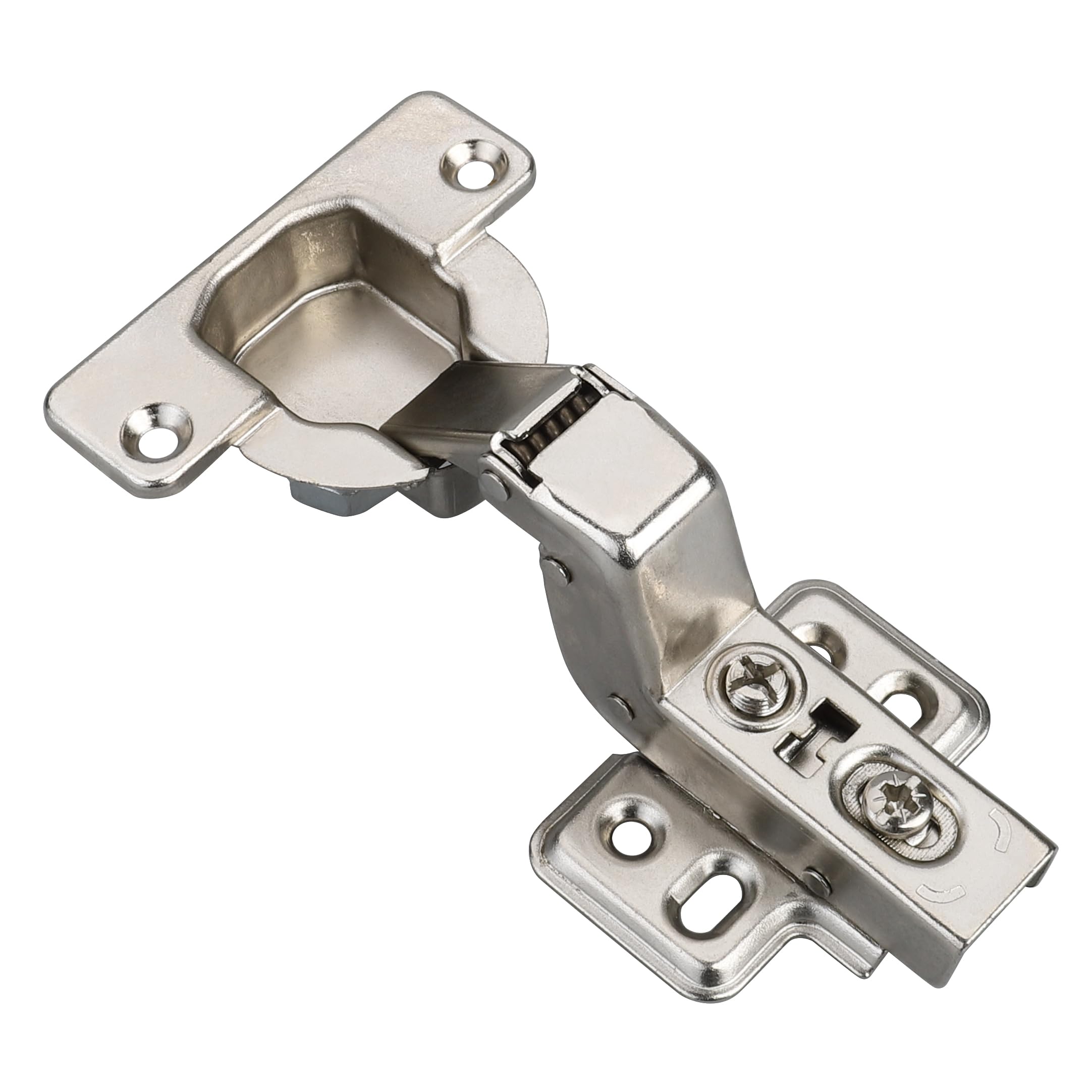 Luokim 40mm Cup Big Cup Soft Close Hinge for Thick Door Inset Concealed ...