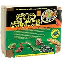 Zoo Med Eco Earth Compressed Coconut Fiber Substrate, 3-Brick : Amazon ...