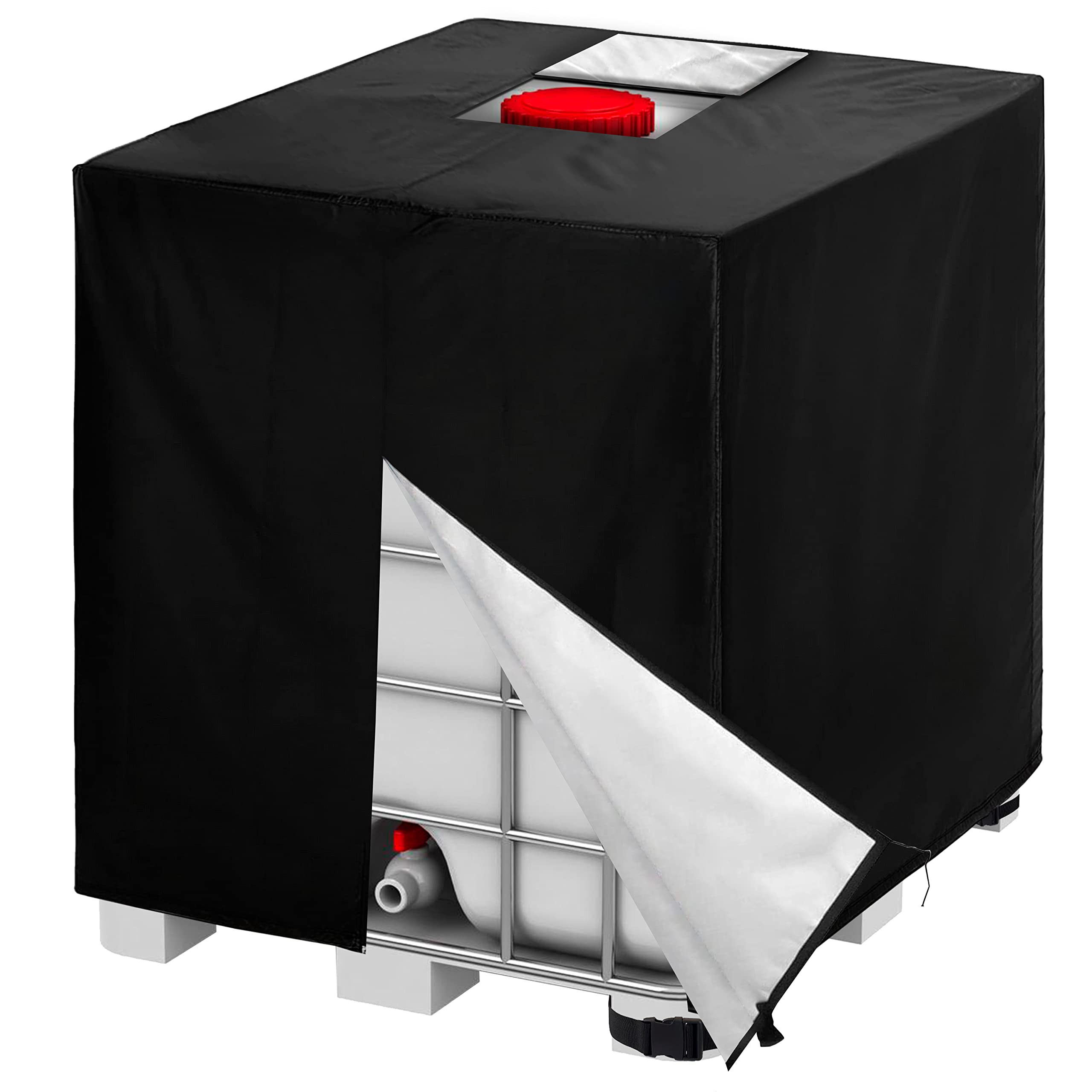 Mua 275 Gallon Water Tank IBC Tote Cover, IBC Cover for 1000L, 420D ...