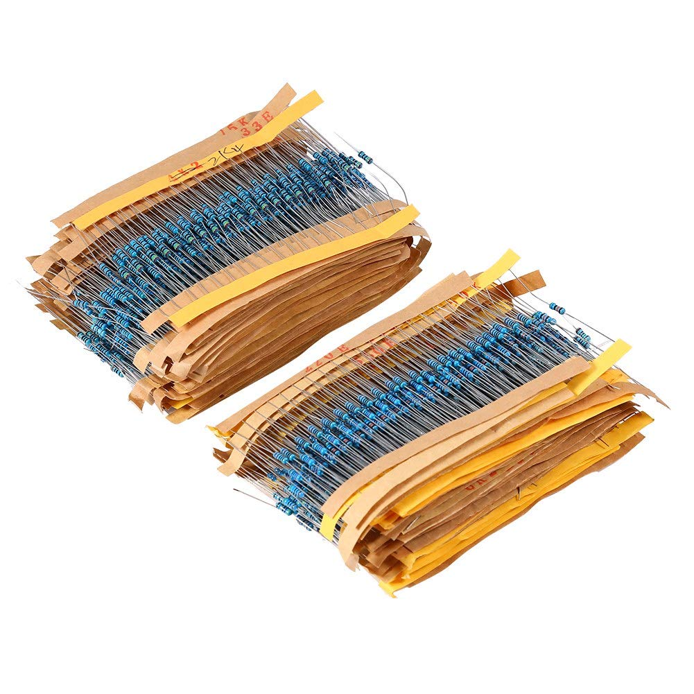 2600pcs 0.25W 130 Types Metal Film Resistors – BigaMart
