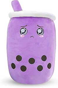 Genchi Boba Plush Pillow Bubble Tea Plush Cartoon Pet Pillow Animal ...