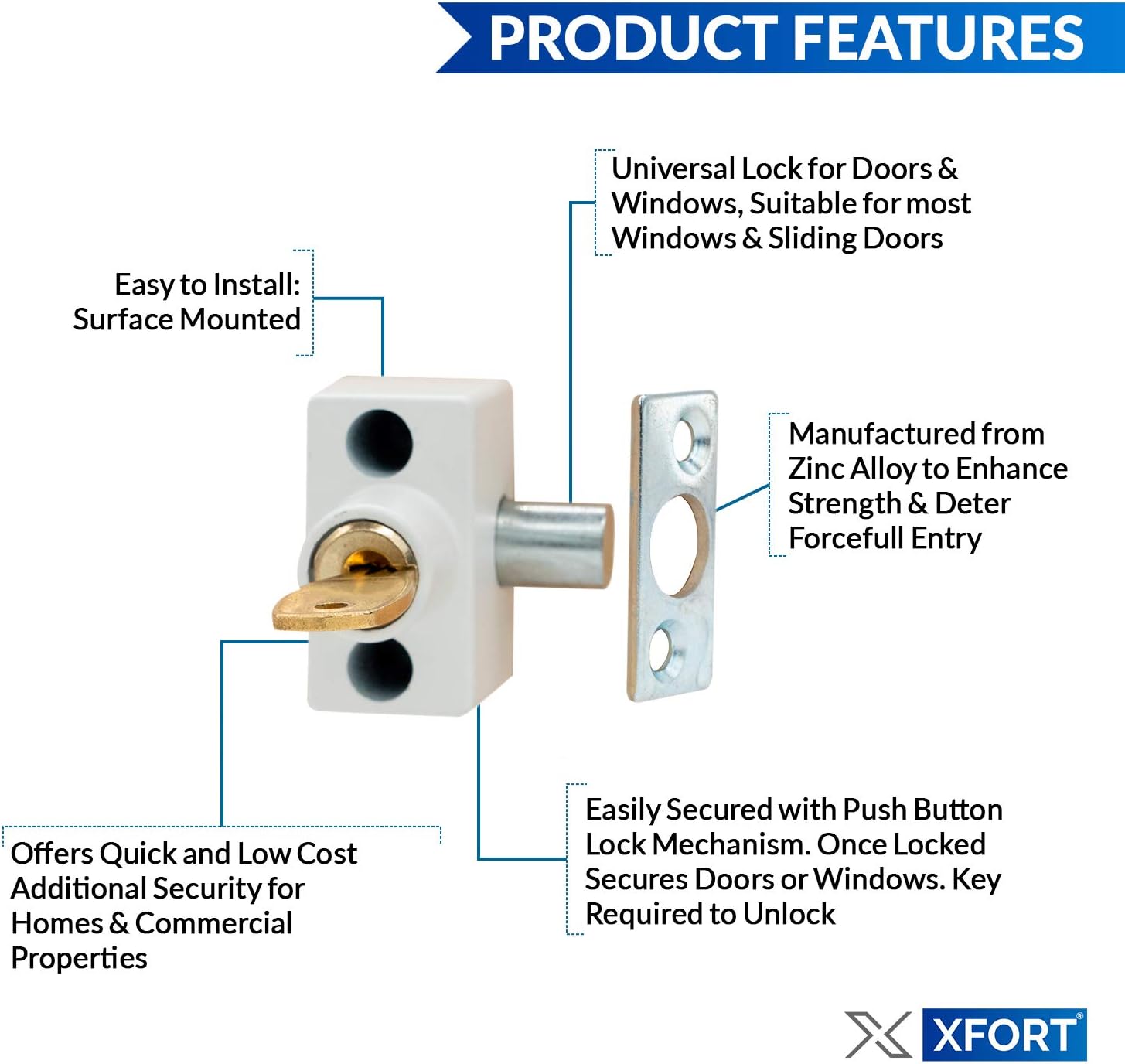 Patio Door Lock & Window Lock for uPVC Windows & Doors, Patio Doors ...