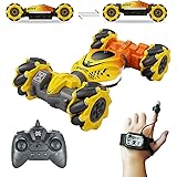 Amazon.com: Dysaim Gesture Sensor RC Stunt Car for Kids 2.4GHz 4WD ...