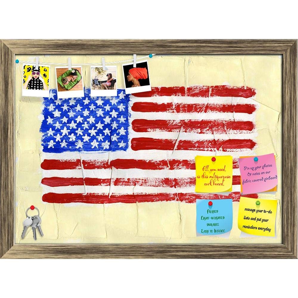 ArtzFolio United States of America Flag Printed Bulletin Board Notice ...