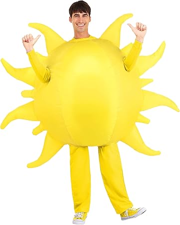 Fun Costumes Adult's Inflatable Sun Fancy Dress Costume Standard ...