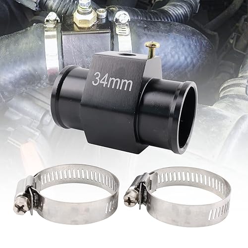 Aluminum Water Temp Meter Temperature Gauge Joint Pipe Radiator Sensor ...