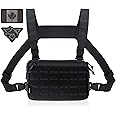 WYNEX Tactical Chest Rig Pack for Men, Running Chest Bag with Front ...