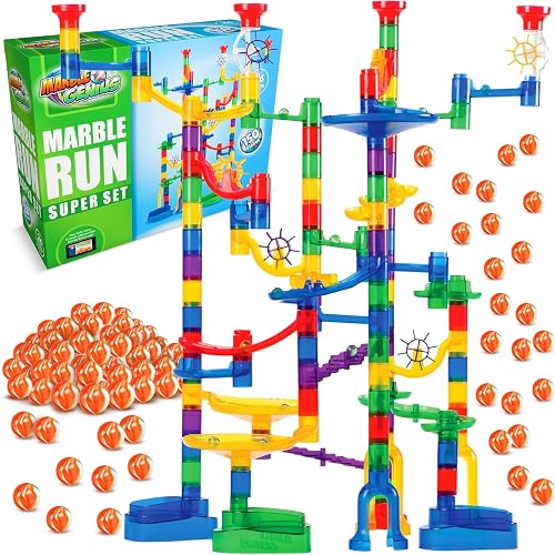 Marble Genius Marble Run Super Set, STEM Toys & Maze Construction ...