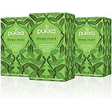 Amazon.com : Pukka Three Mint Tea Organic Peppermint Spearmint and ...