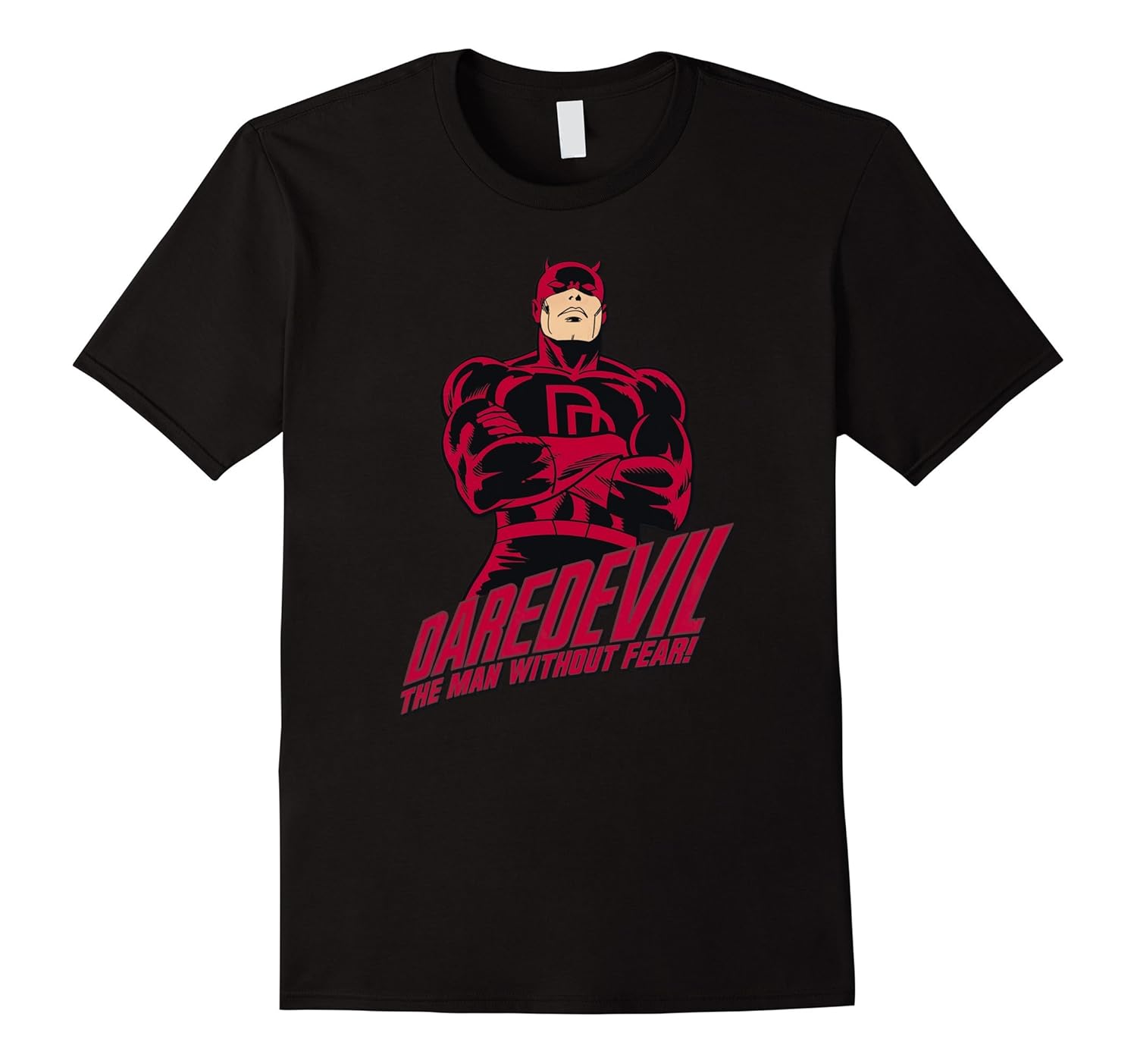 Daredevil Superhero Man Without Fear Graphic T-Shirt-CL – Colamaga