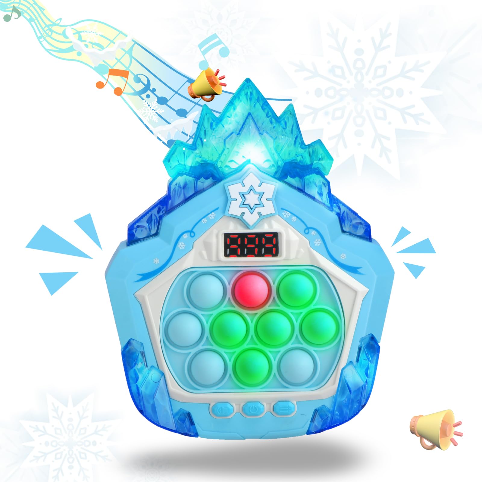Quick Push Game, Up to 20 Game Modes, Glowing Frozen Castle Design ...