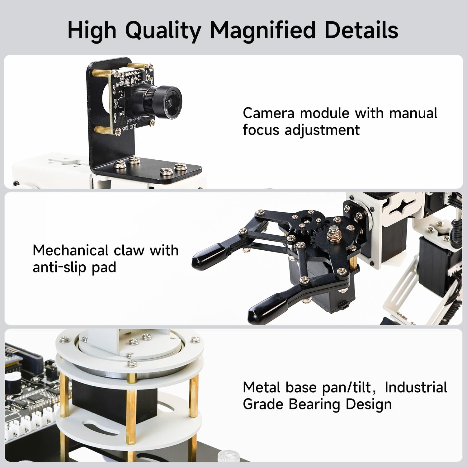 Yahboom Robot Arm ROS Virtual Machine As Controller Programmable AI Visual Recognition 6DOF ...