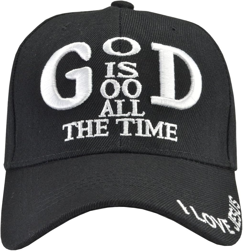 Incrediblegifts God Is Good All The Time Black Hat, one size fit all ...