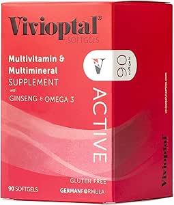 Amazon.com: Vivioptal Active 90 Capsules - Multivitamin & Multimineral ...