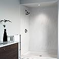Mermaid Bath and Shower Walls Four Panel Shower Wall in 60" W x 32" D x ...