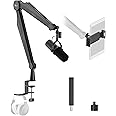 Amazon.com: IXTECH Mic Boom Arm Microphone Arm for Blue Yeti Shure Sm7b ...