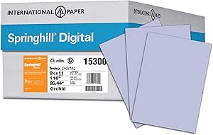 Amazon.com: Springhill Purple Colored Paper, 24lb Copy Paper, 89gsm, 11 ...