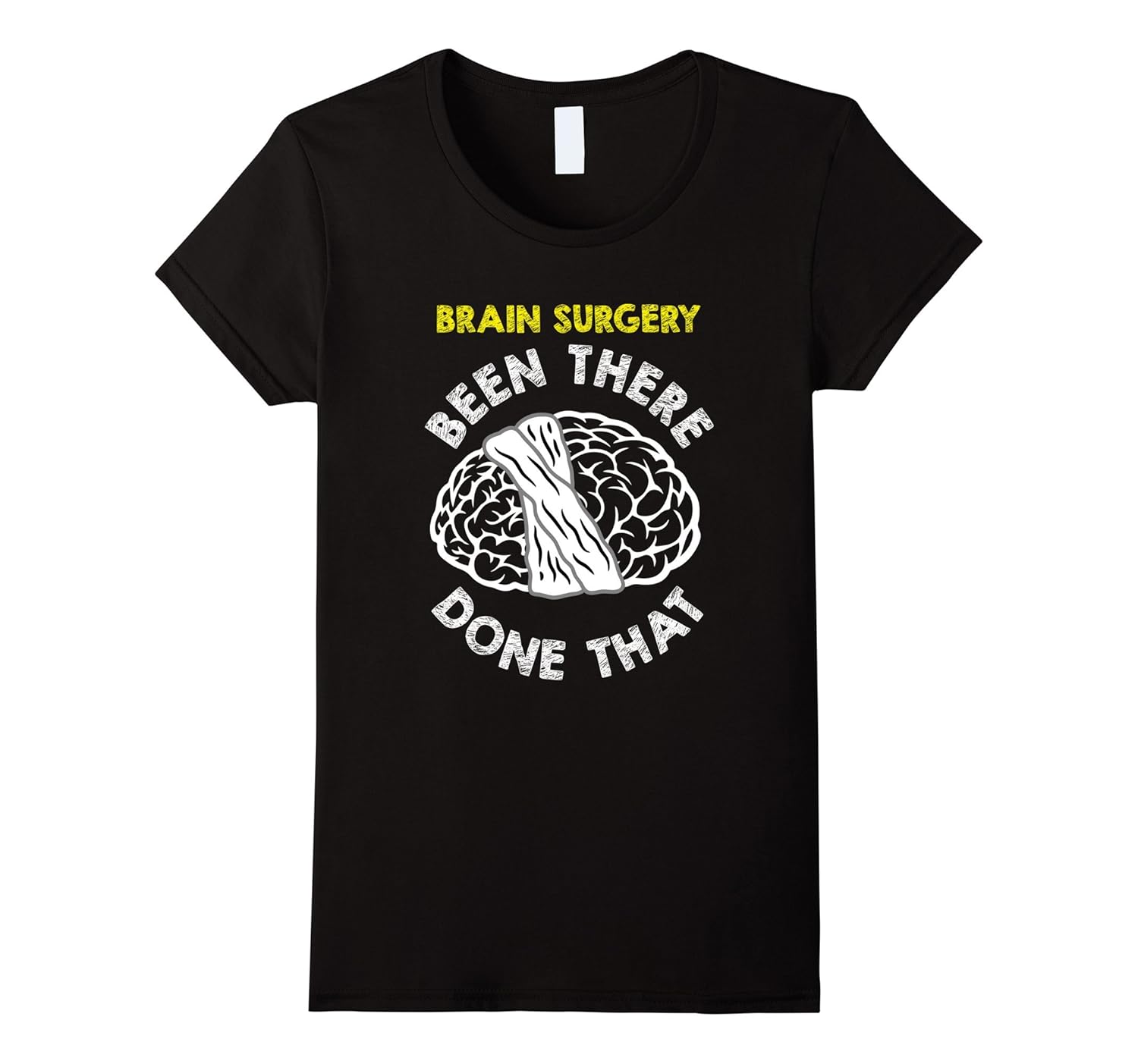 Funny Brain Surgery T-shirt Get Well Recovery Meme Gift