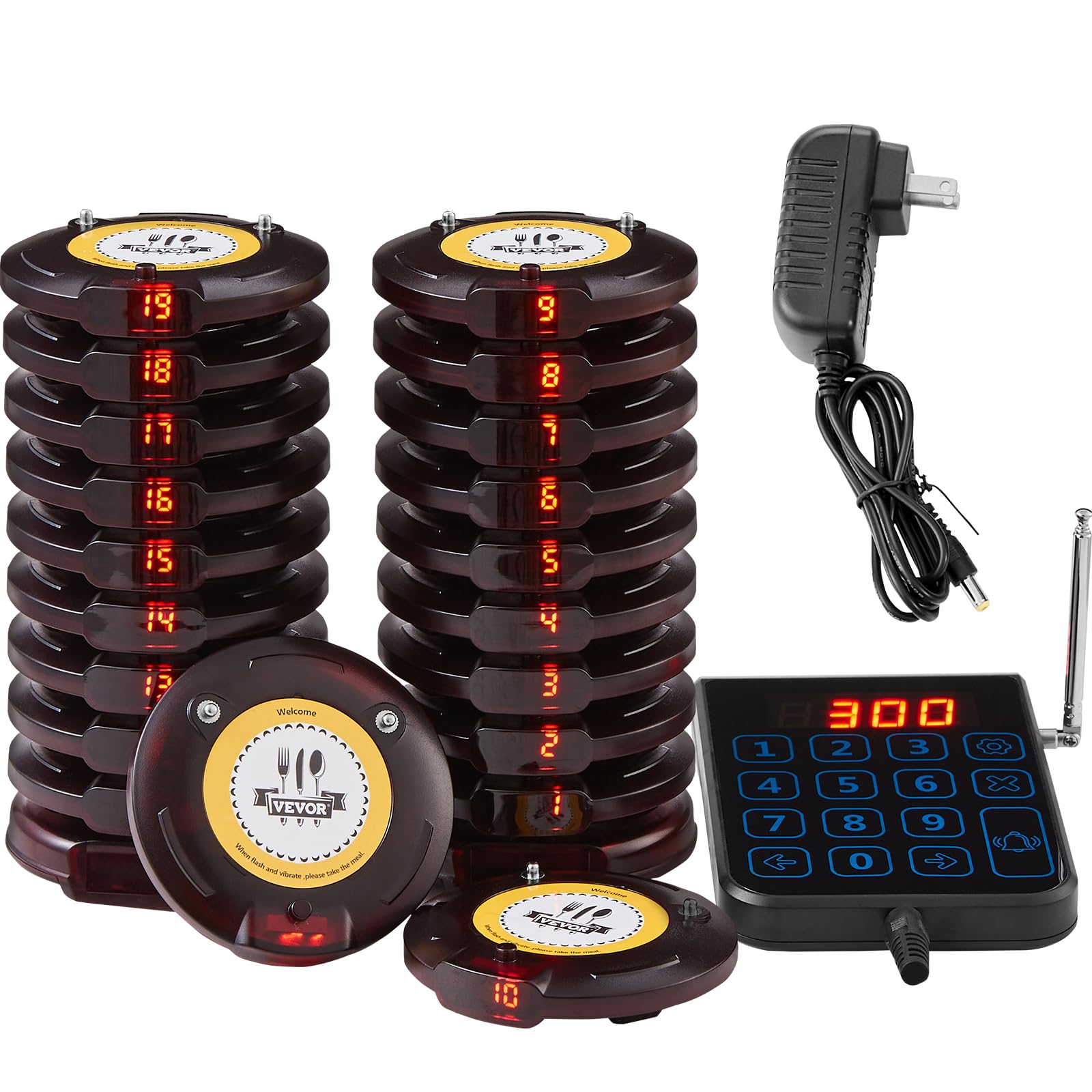Mua VEVOR Restaurant Pager System, Wireless 500m Long Range Lineup ...