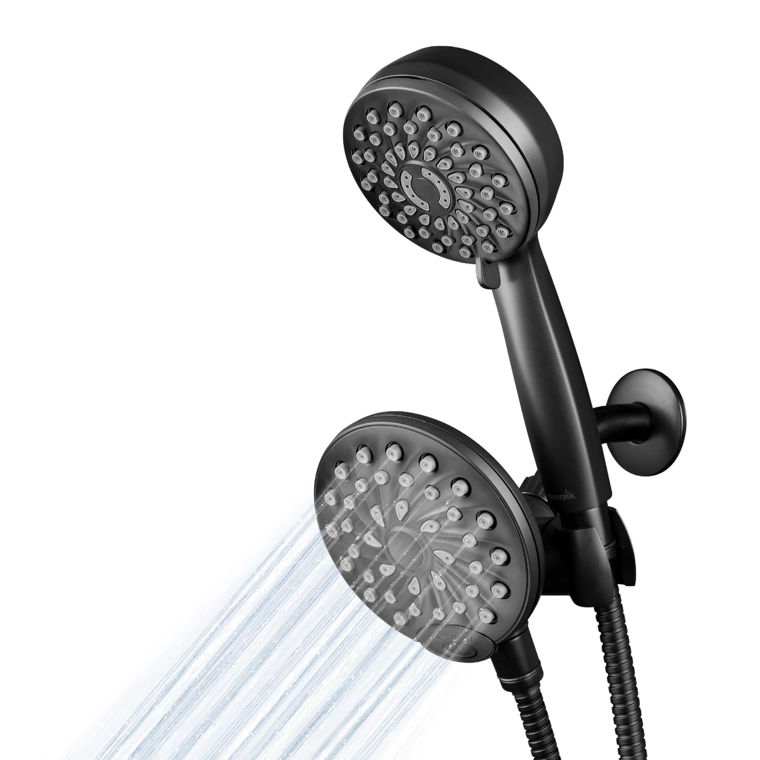 Waterpik One-Touch Dual 2-in-1 Shower System With Rain Shower Head and ...