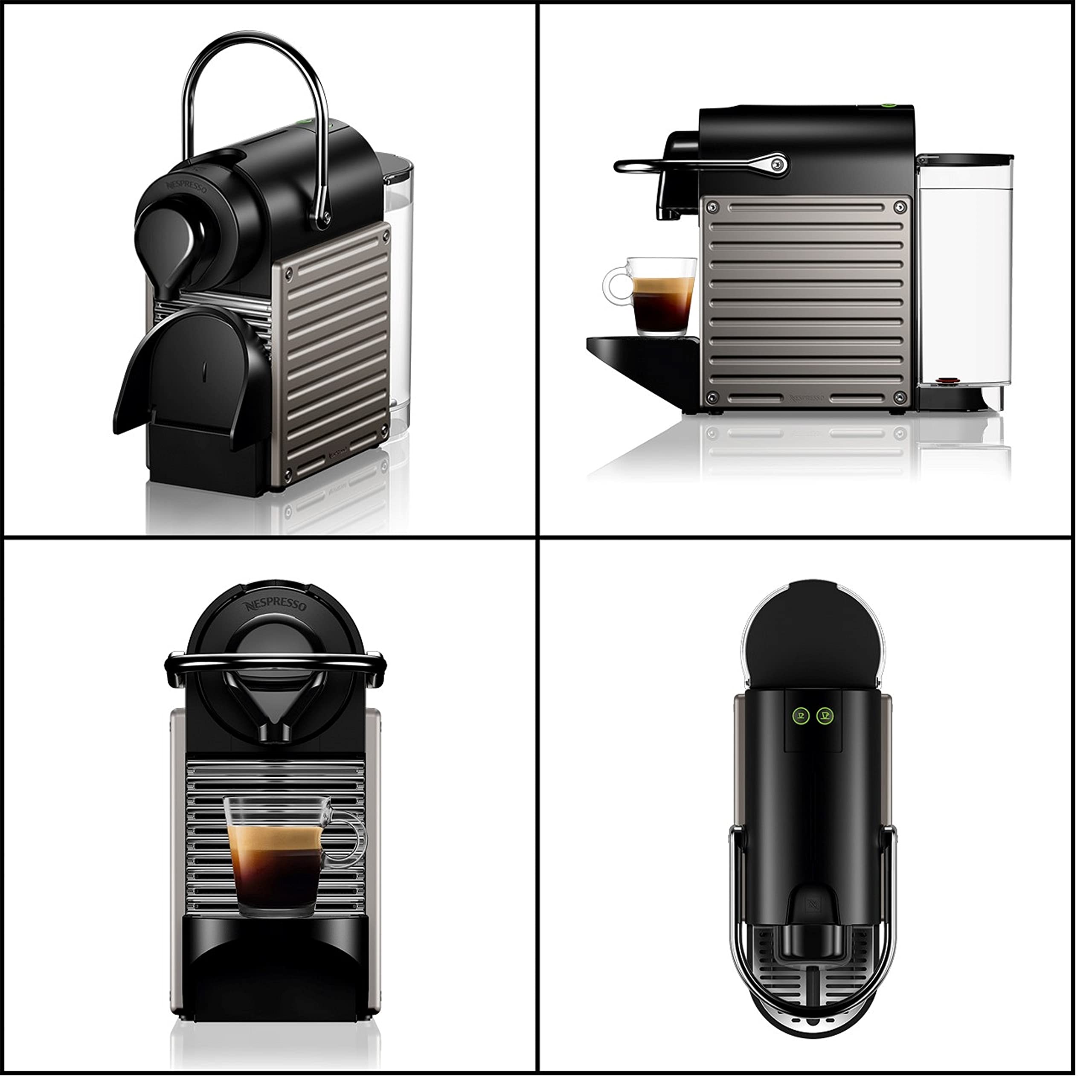 Mua Nespresso Pixie Two Titanium Capsule Coffee Maker Water Tank ...