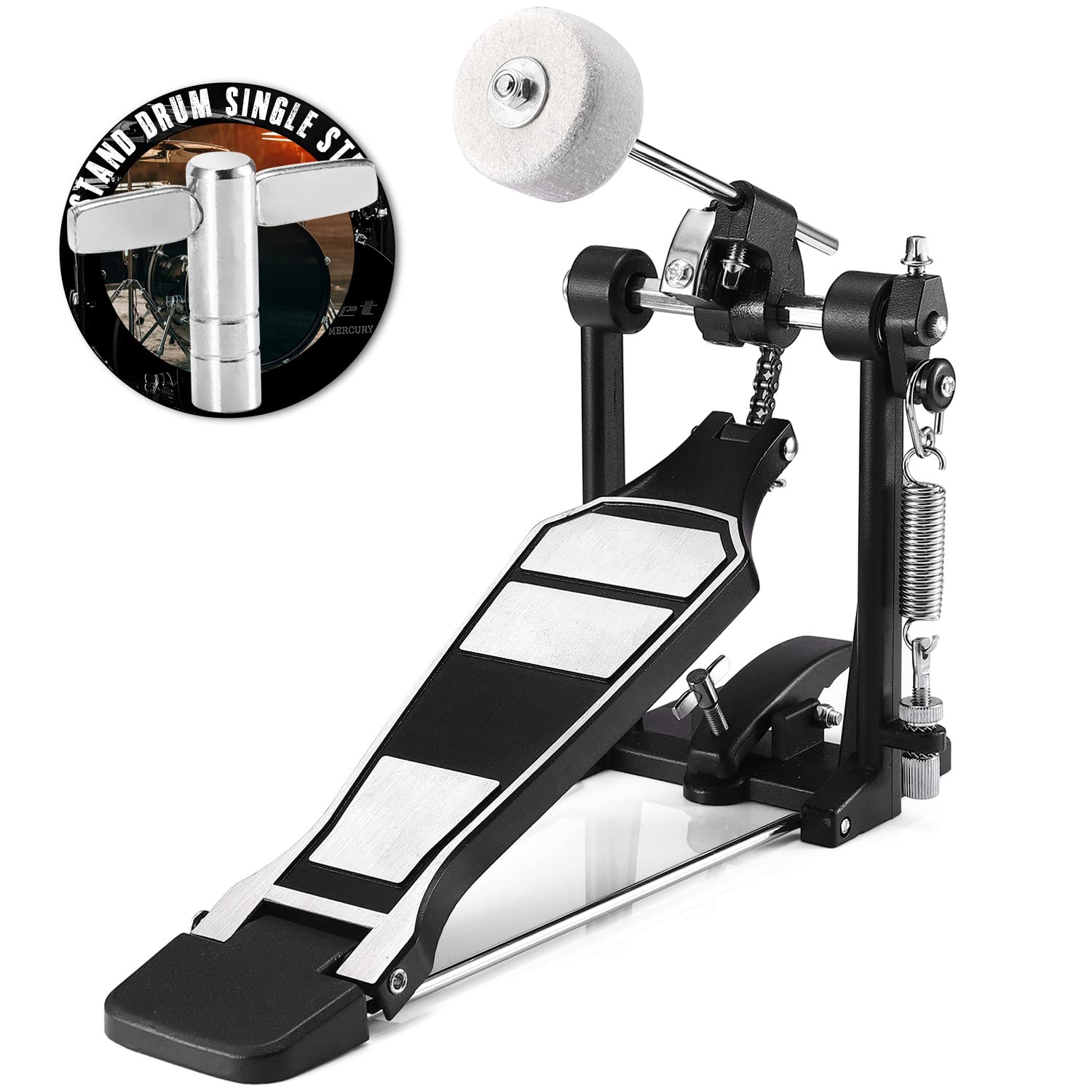 Mua Facmogu Single Kick Bass Drum Pedal, Kick Drum Pedal Come with ...