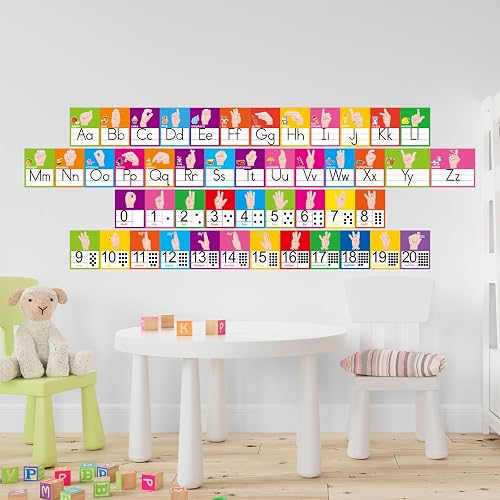 240mm Chef Knife ASL Alphabet Line Bulletin Board Set - 43pcs Sign ...
