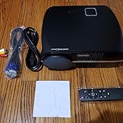 Amazon.com: Projector, Ohderii Efficiency Multimedia Home Theater ...