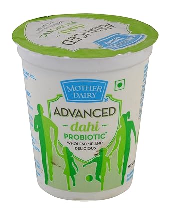 Mother Dairy Curd - Advanced Dahi Probiotic, 400g Pack: Amazon.in ...