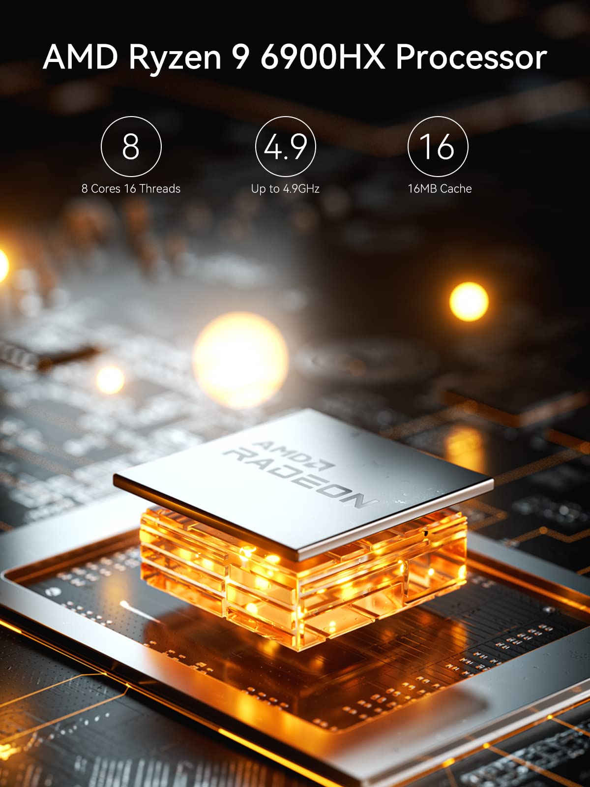 Mua MINISFORUM UM690 Mini PC AMD Ryzen 9 6900HX Small PC, 32G RAM ...