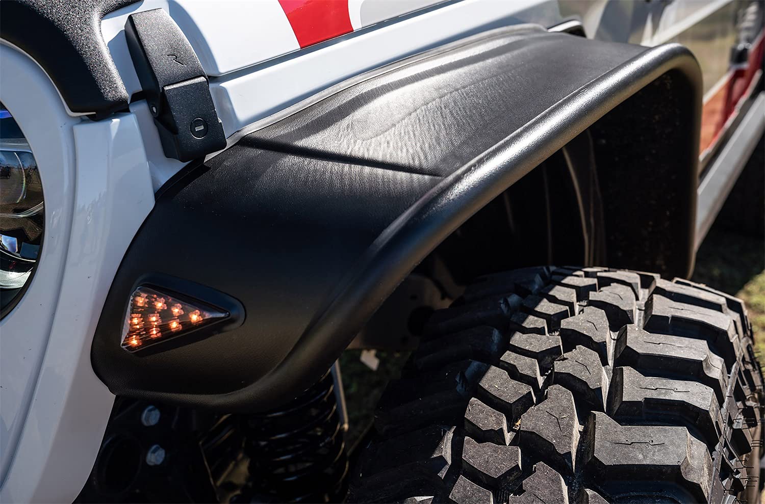 Bushwacker Jeep Flat Style Front & Rear Fender Flares | 4-Piece Set ...