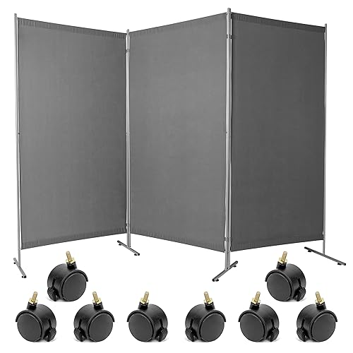 PRIVÄCY Partition Room Dividers Screen | Folding Privacy Screens with 8 ...