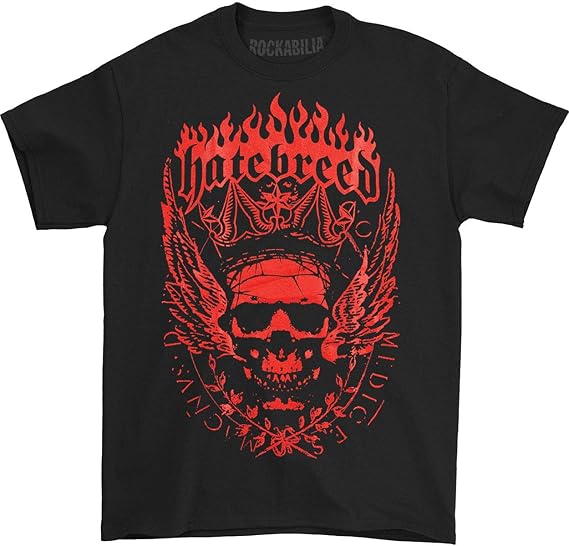 Buy Hatebreed Band Crown Logo T-Shirt XL Black at Amazon.in